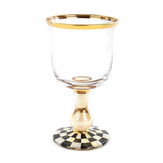Courtly Check Water GlassMacKenzie-ChildsCourtly Check Water Glass