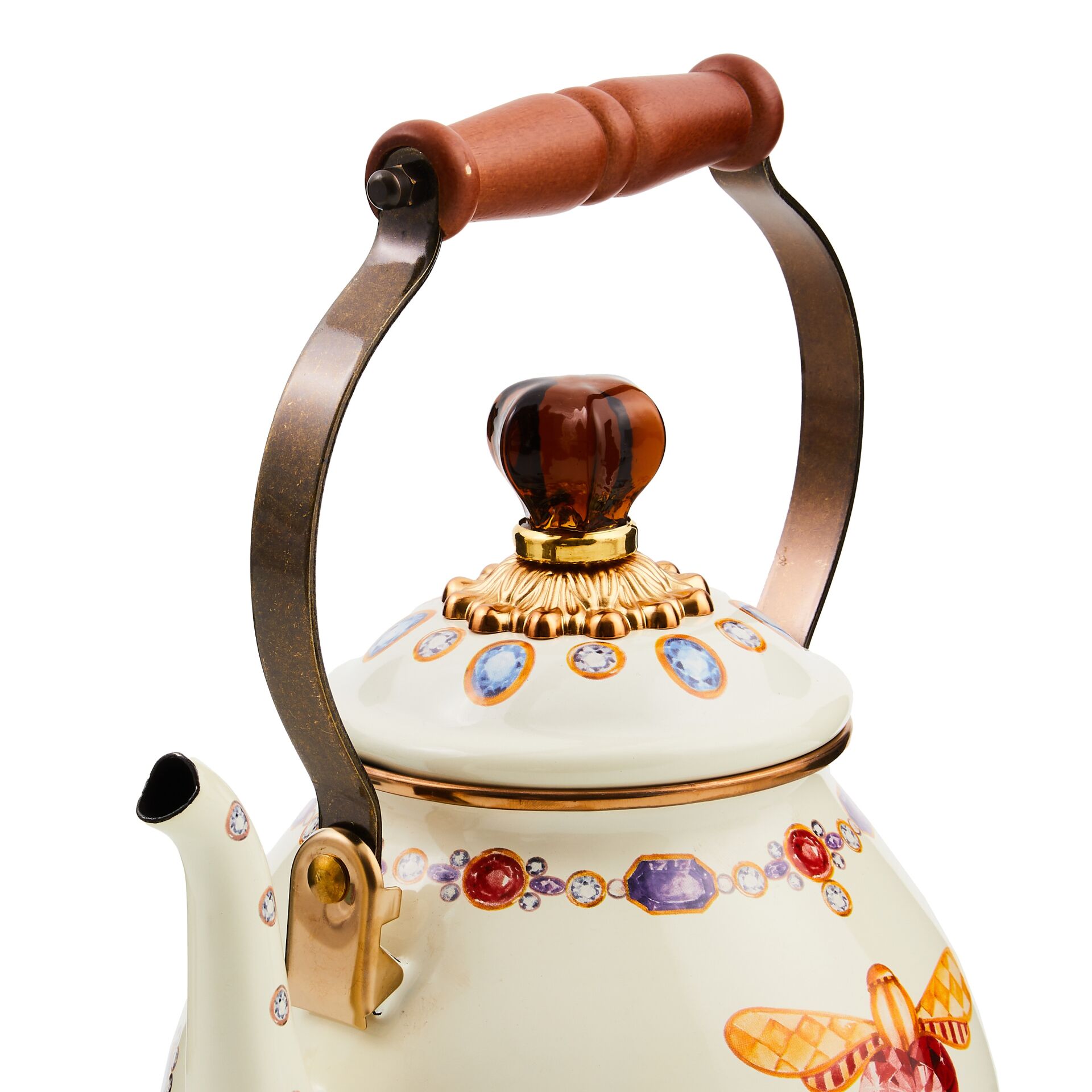 MacKenzie-ChildsQueen Bee 2 Quart Tea Kettle